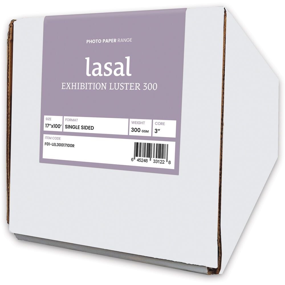 Moab Lasal Exhibition Luster 300 Inkjet Paper - 17"x100' Roll