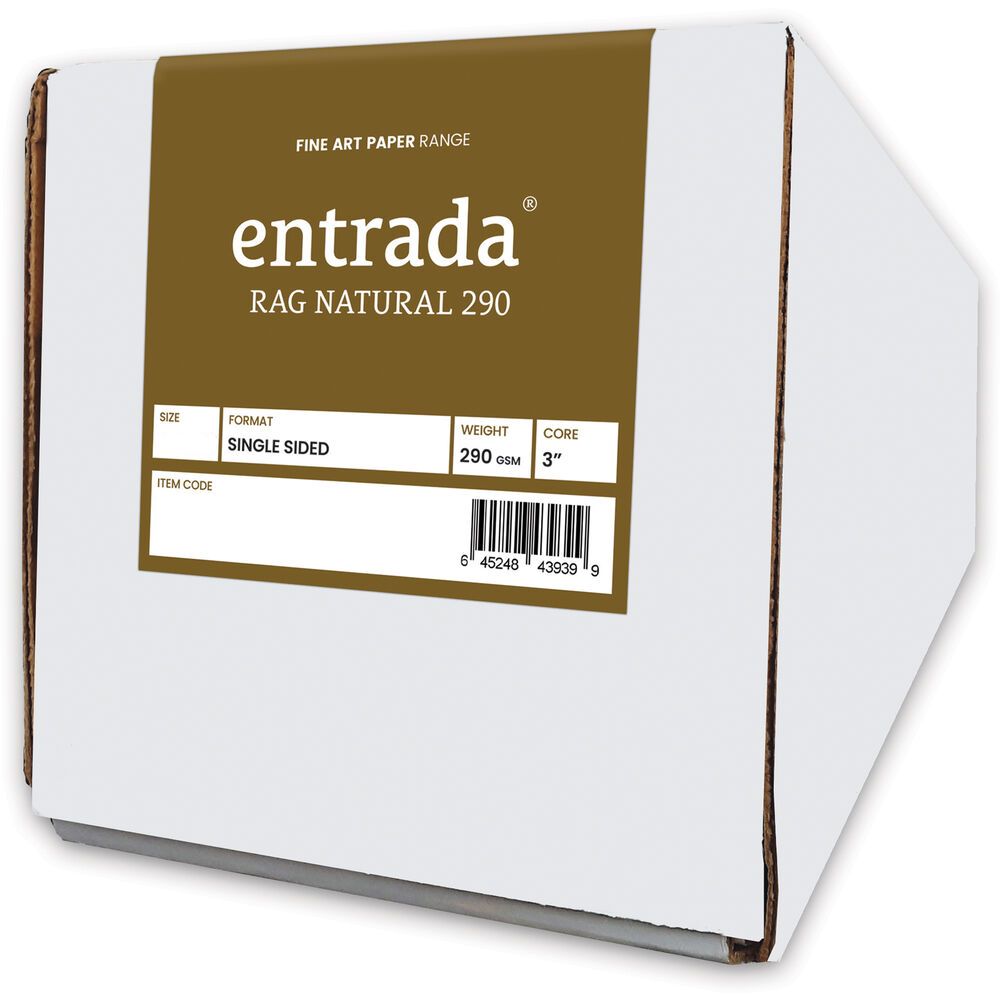 Moab Entrada Rag Natural 290 Inkjet Paper - 44" x 40' Roll