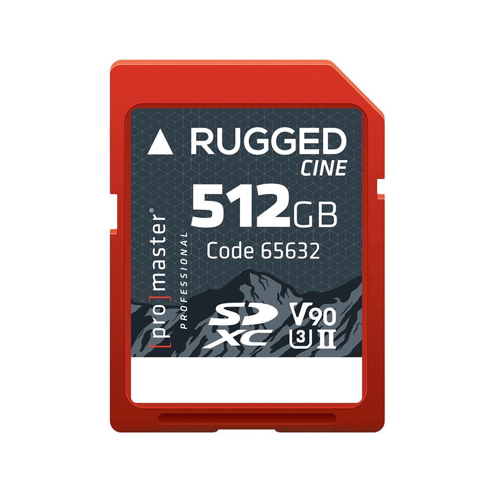ProMaster 512GB UHS-II Rugged CINE SDXC Memory Card